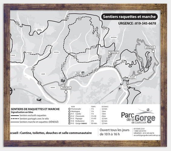 Winter hiking - Parc de la Gorge de Coaticook